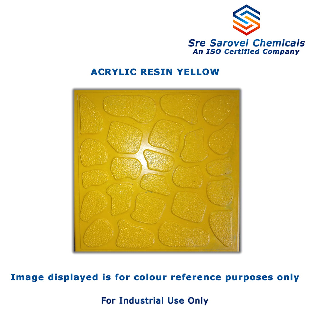 Acrylic Resin Yellow Sample